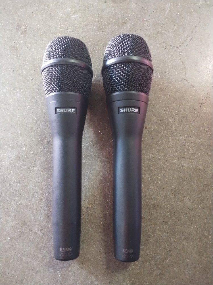 Ksm9 Shure Pair Of Microphones (x2) For 450$ for Sale in Cypress, CA ...