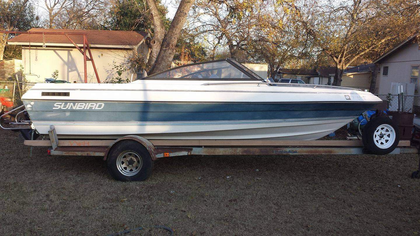 1997 Sunbird boat for sale with custom built trailer for Sale in San ...