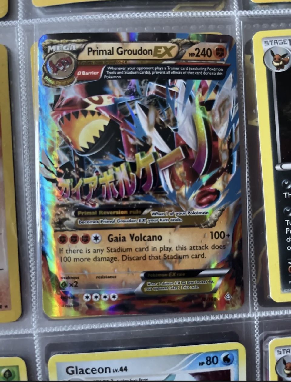 Pokemon Primal Groudon Card