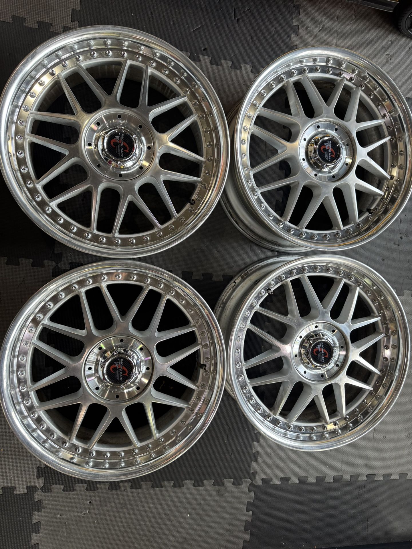 18” Racing Hart C2 Wheels Rims 4x100 4x114.3 JDM Rare for Sale in ...