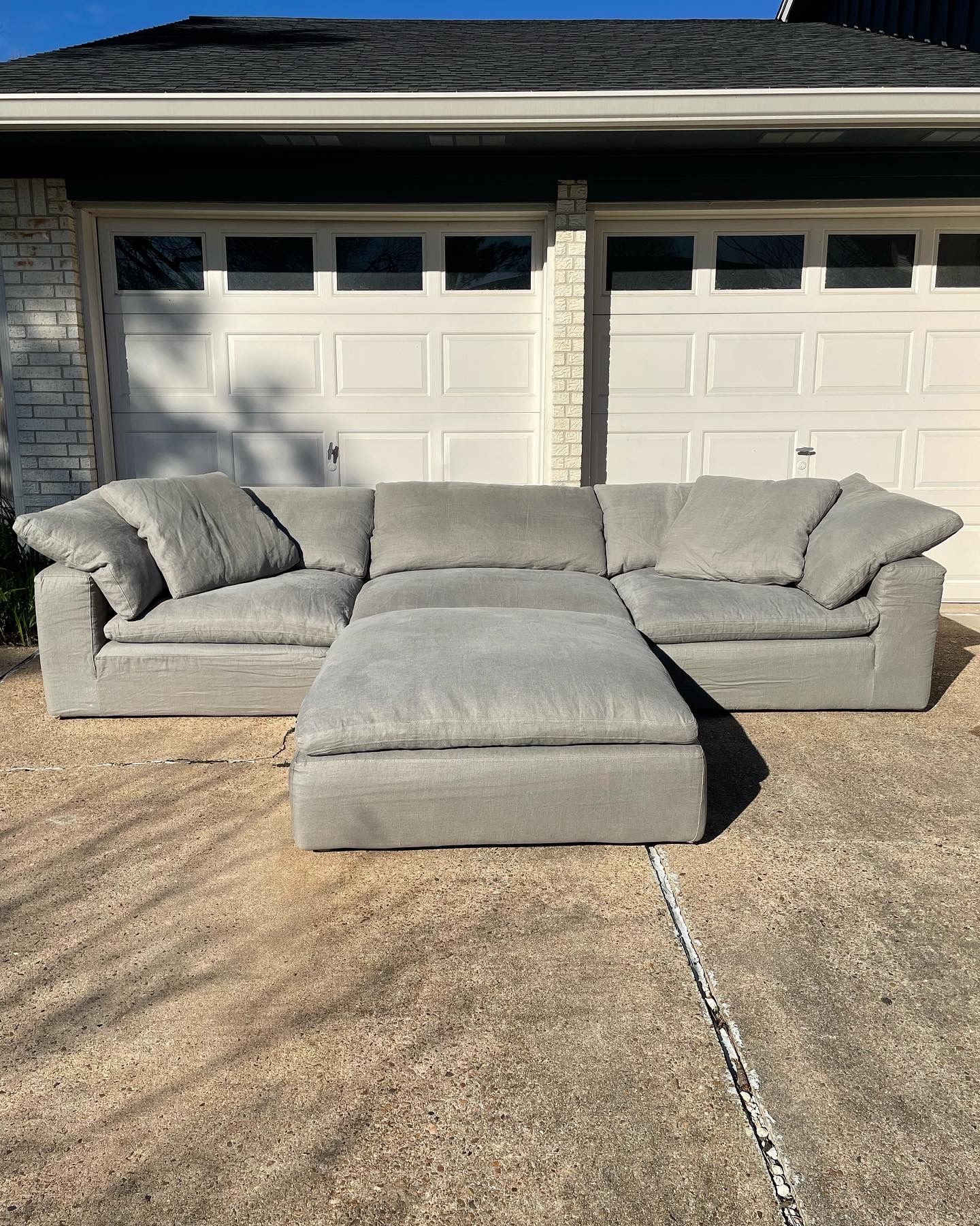 Restoration Hardware Cloud Modular 4-Piece Sofa for Sale in La Porte ...