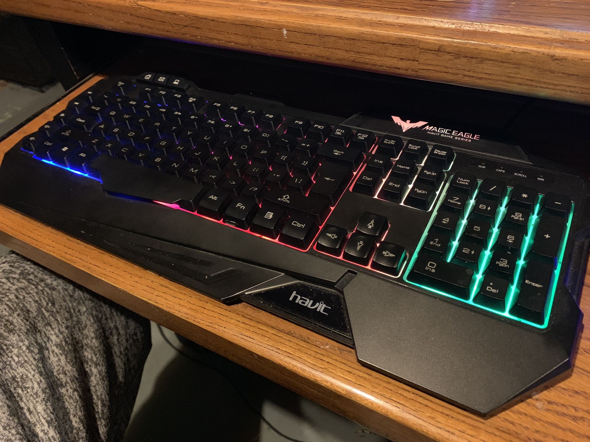 Magic Eagle Havic Gaming Keyboard and Mouse for Sale in Kankakee, IL ...
