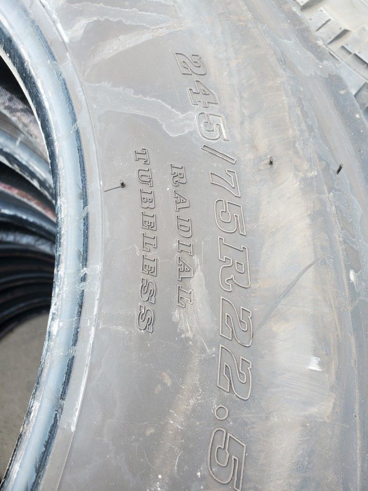 (6) 245/75r22.5 Sumitomo Tires 245 75 22.5 R.V. MOTORHOME for Sale in ...