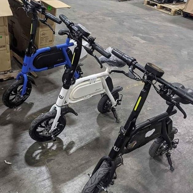 Hover-Way Model P10 Collapsible 12 MPH Electric Scooter Sprinter Bike ...