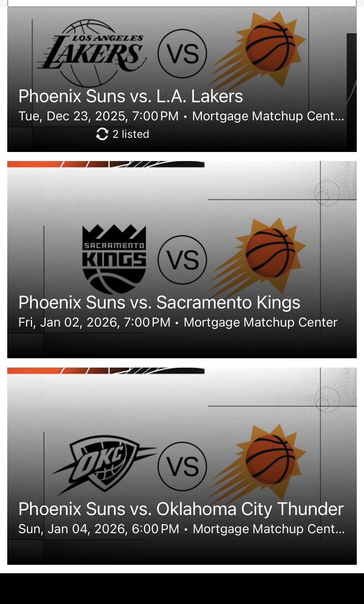 Phoenix Suns Tickets for Sale in Glendale, AZ - OfferUp