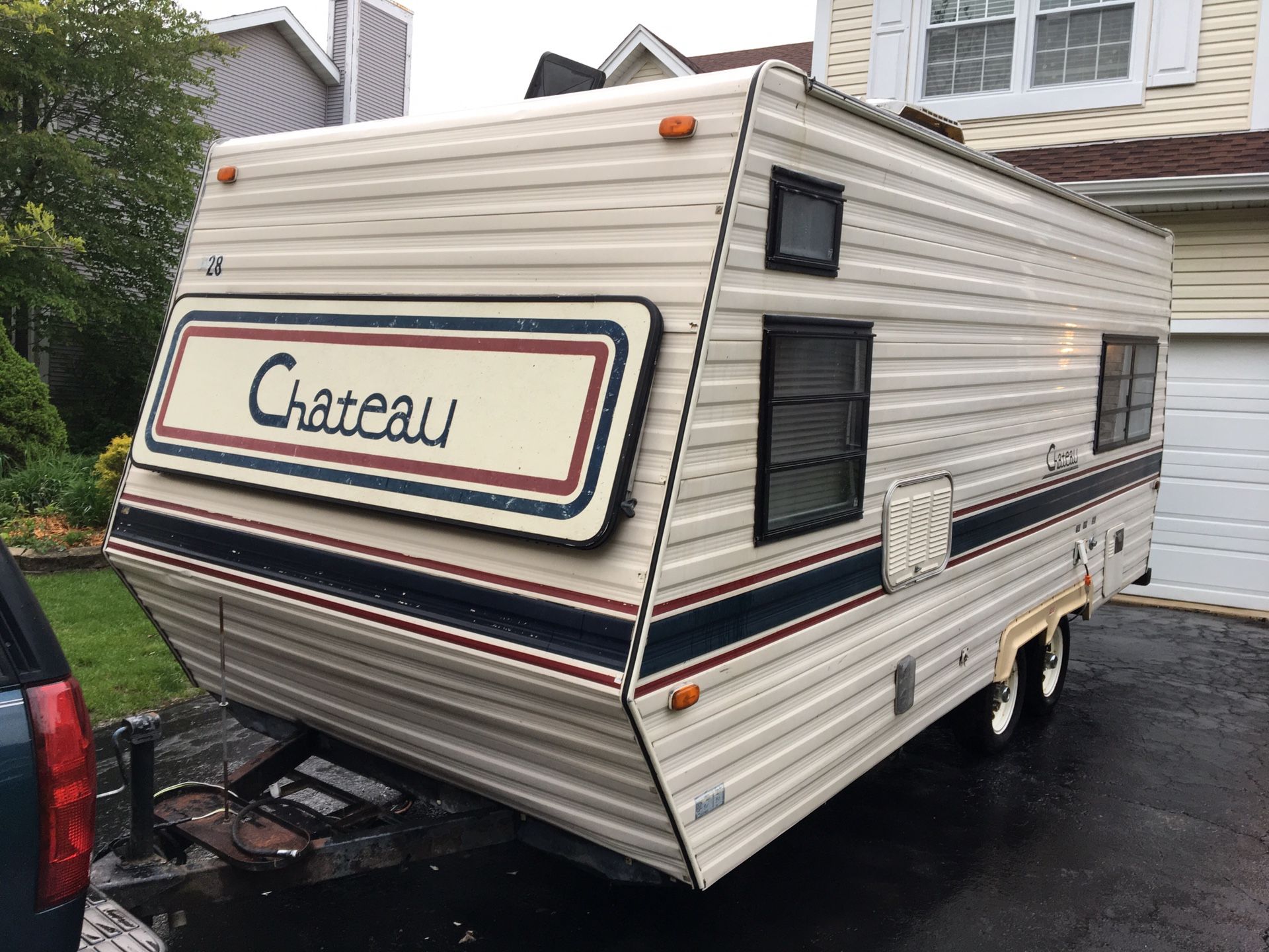 CHATEAU 20’ THOR CAMPER MOBILE HOME RV PULL BEHIND CAMP GROUND CLEAN NO ...