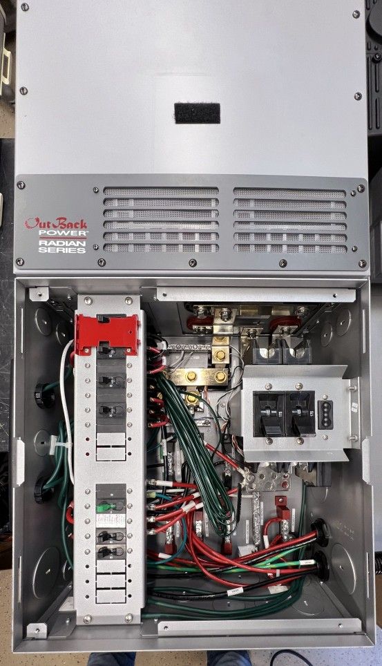 OutBack Power GS8048A FlexPower Radiant 8Kw Pre-Wired Inverter/Charger ...