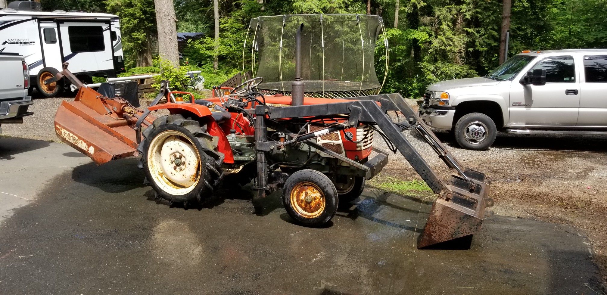 Yanmar Diesel Tractor w/Mower Model 1700 for Sale in Bothell, WA - OfferUp