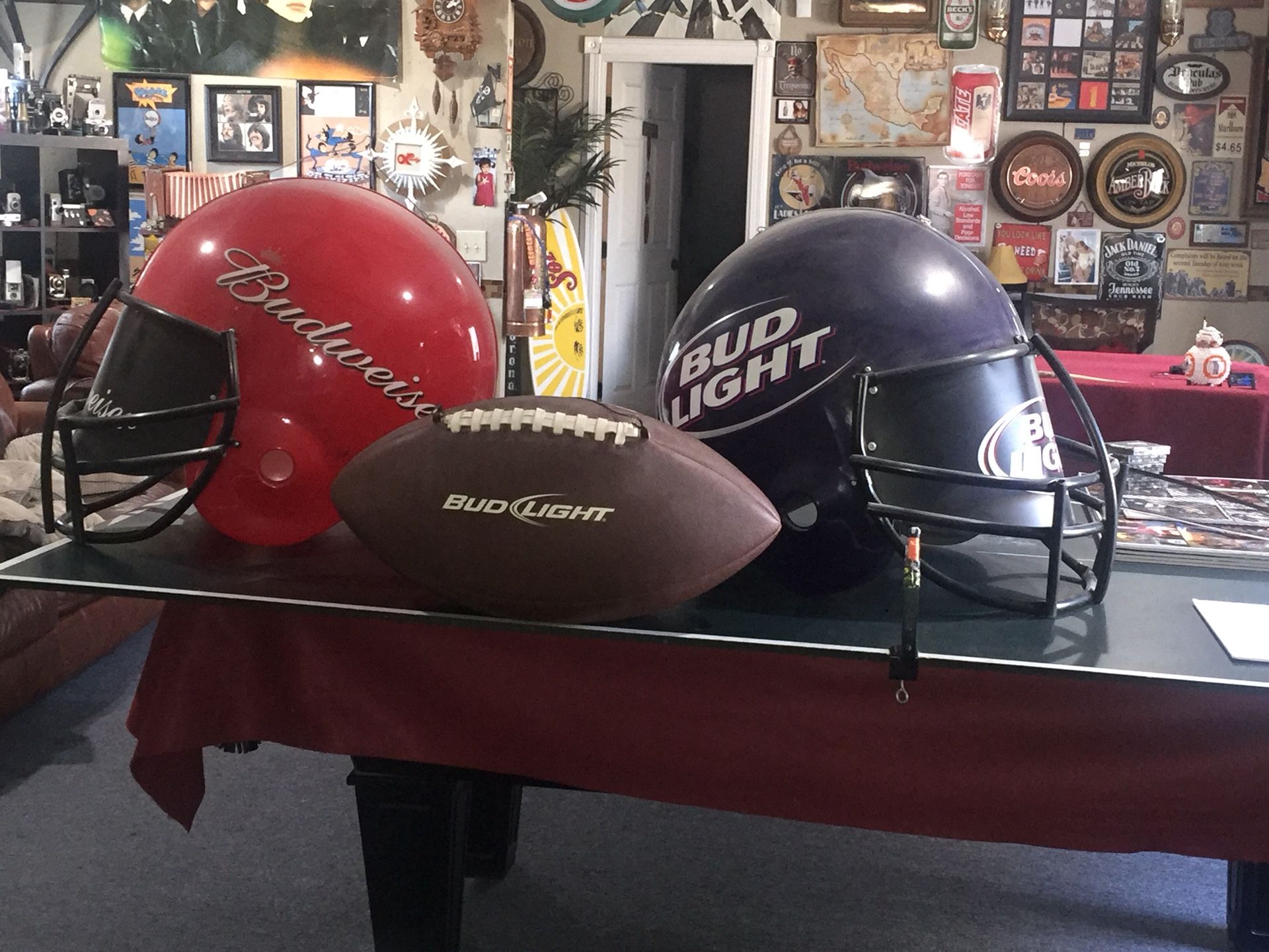 Budweiser / Bud light football helmet for Sale in Fontana, CA - OfferUp