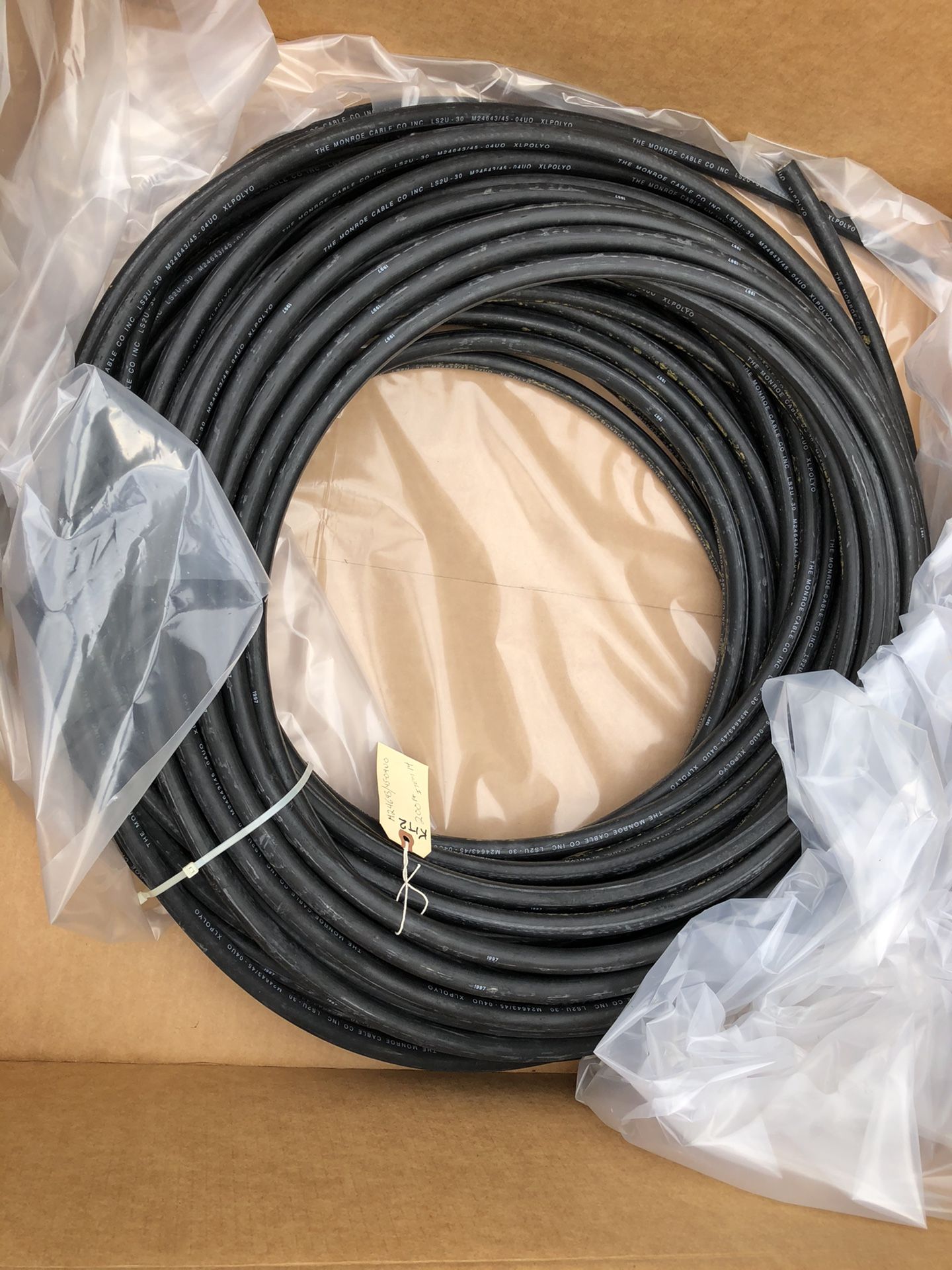 Monroe M24643/45-04UO 26 AWG Black Shipboard Cable for Sale in Valrico ...