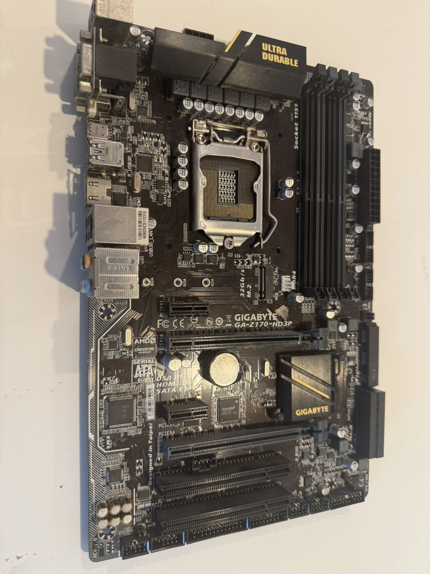 GA-Z170-HD3 Gigabyte Socket LGA 1151 Intel Z170 Express Chipset 7th/6th ...