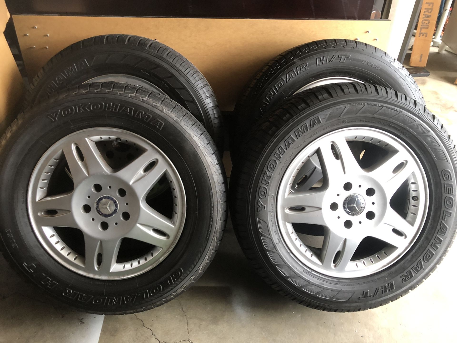 18" Factory Mercedes G Wagon Wheels Oem G500 G550 G55 G63 G320 Tires ...