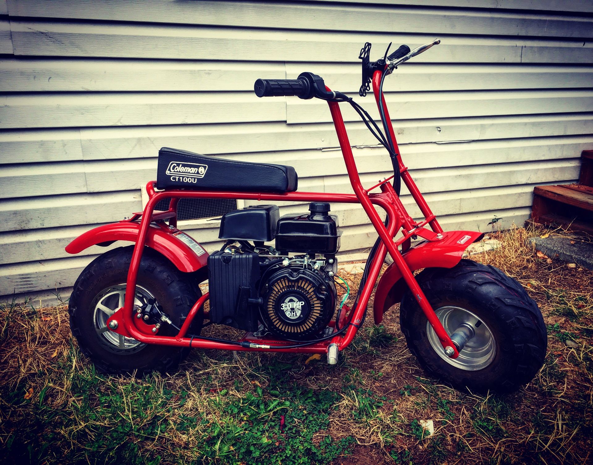 NEW Coleman CT100 Gas Mini Bike ..Governor Bypass.. Broke-In ..Ready ...