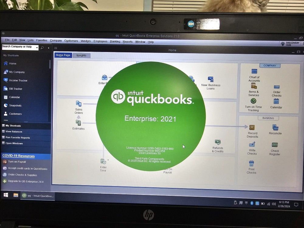 Intuit Quickbooks 2021 Permanent . Laptop /desktop / for Sale in Los ...