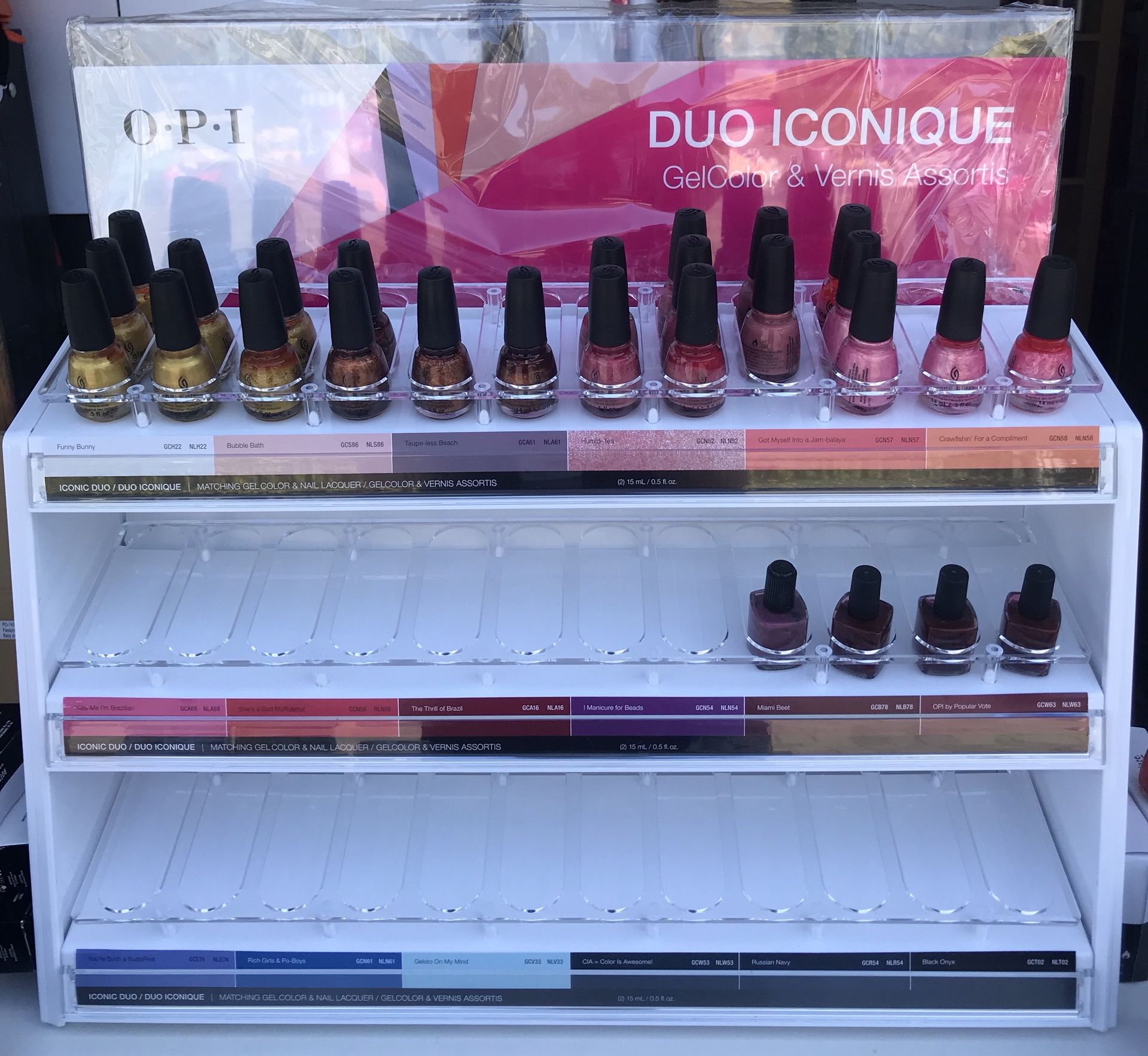 NEW OPI NAIL POLISH RACK DISPLAY - HOLDS 108 POLISH!! for Sale in ...