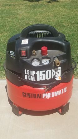Central pneumatic 6 1.5 hp 150 psi professional air compressor store