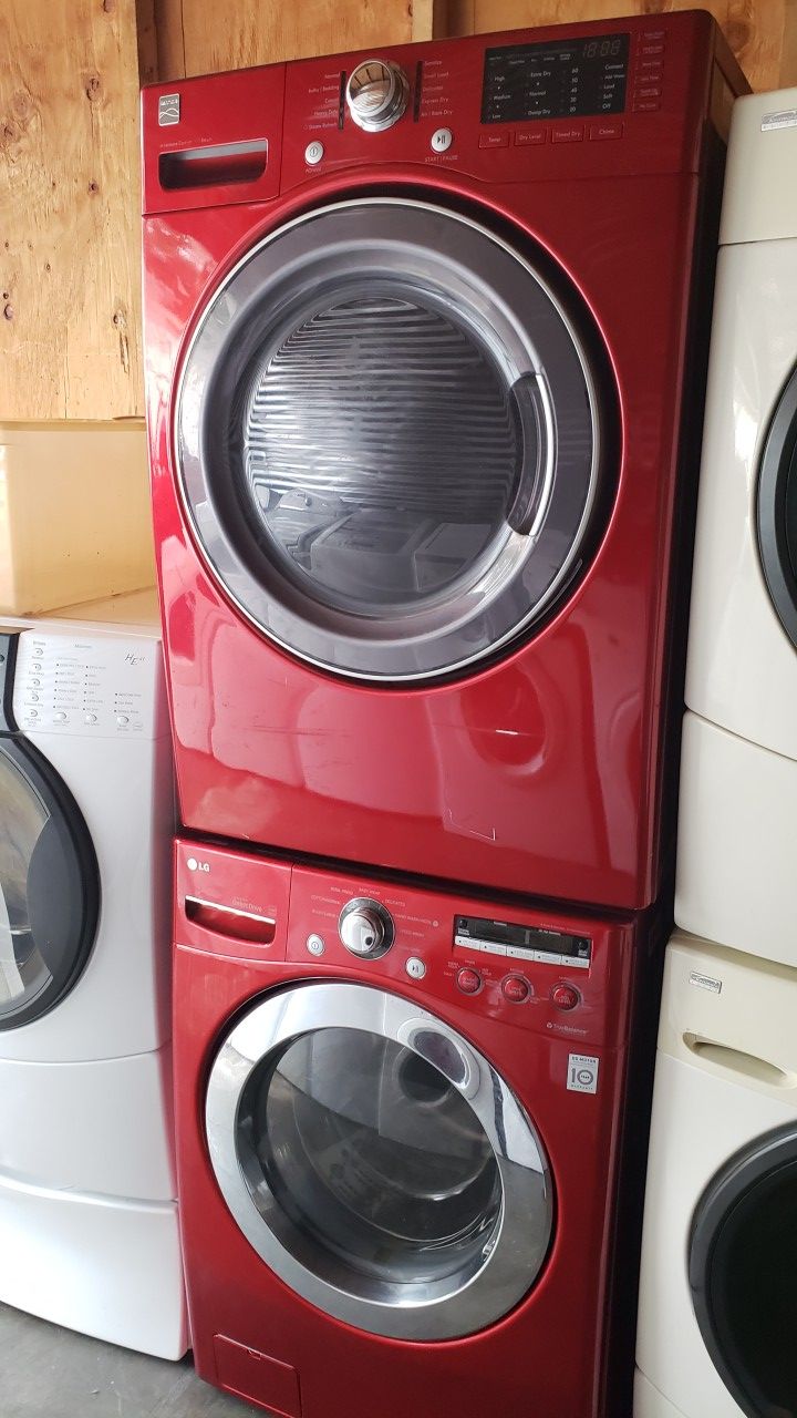 KENMORE DRYER AND LG Direct drive washer COMBO MIX front loaders works ...