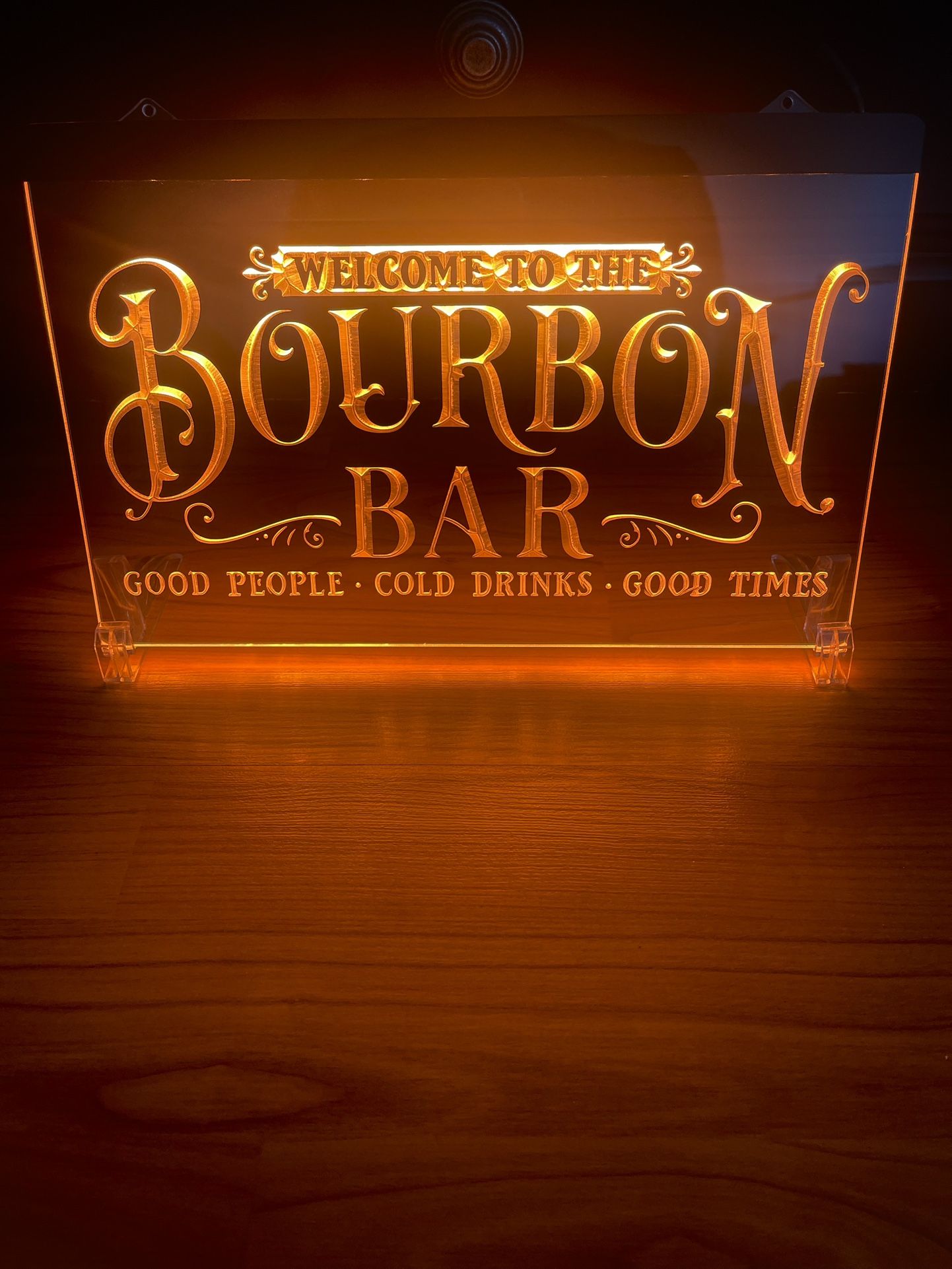 BOURBON BAR LED NEON ORANGE LIGHT SIGN 8x12 for Sale in La Mirada, CA ...