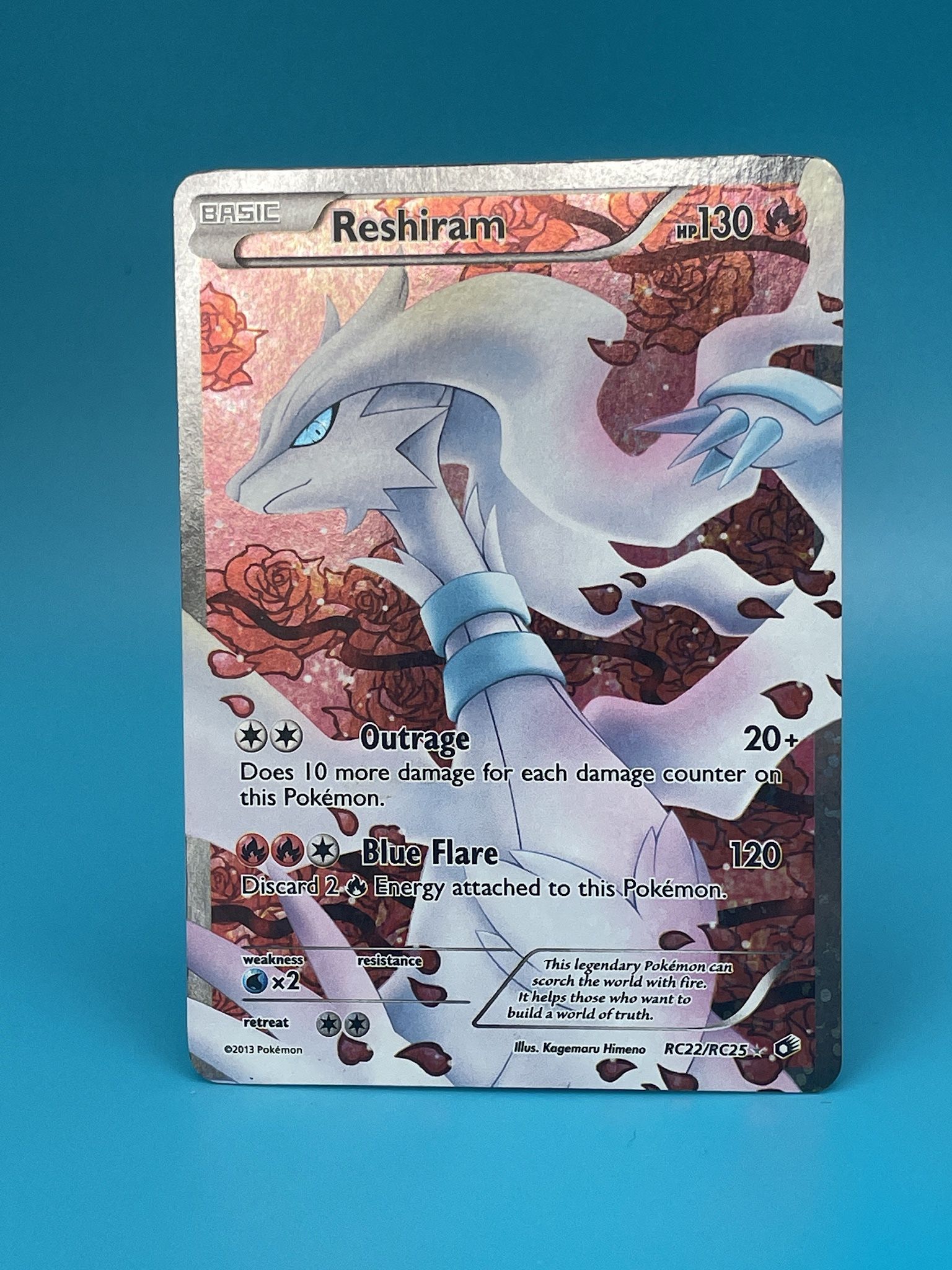 Pokémon TCG Reshiram Legendary Treasures RC22/RC25 Full Art (MP) for ...