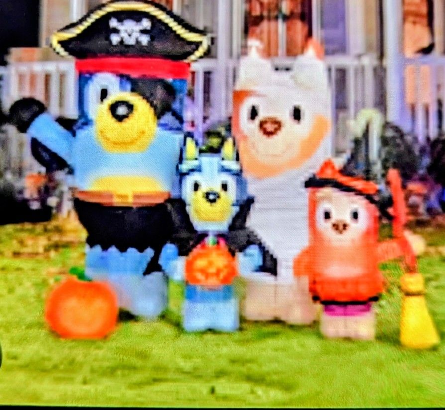 Halloween Inflatable Bluey Family Halloween Inflatable for Sale in ...