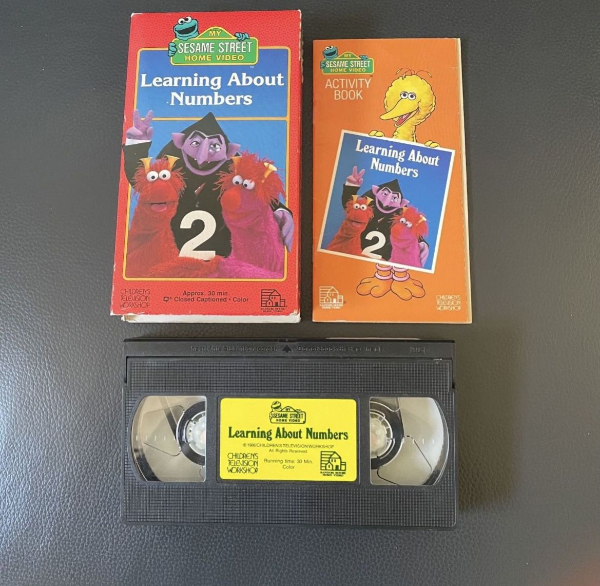 Sesame Street Learning About Numbers Vhs