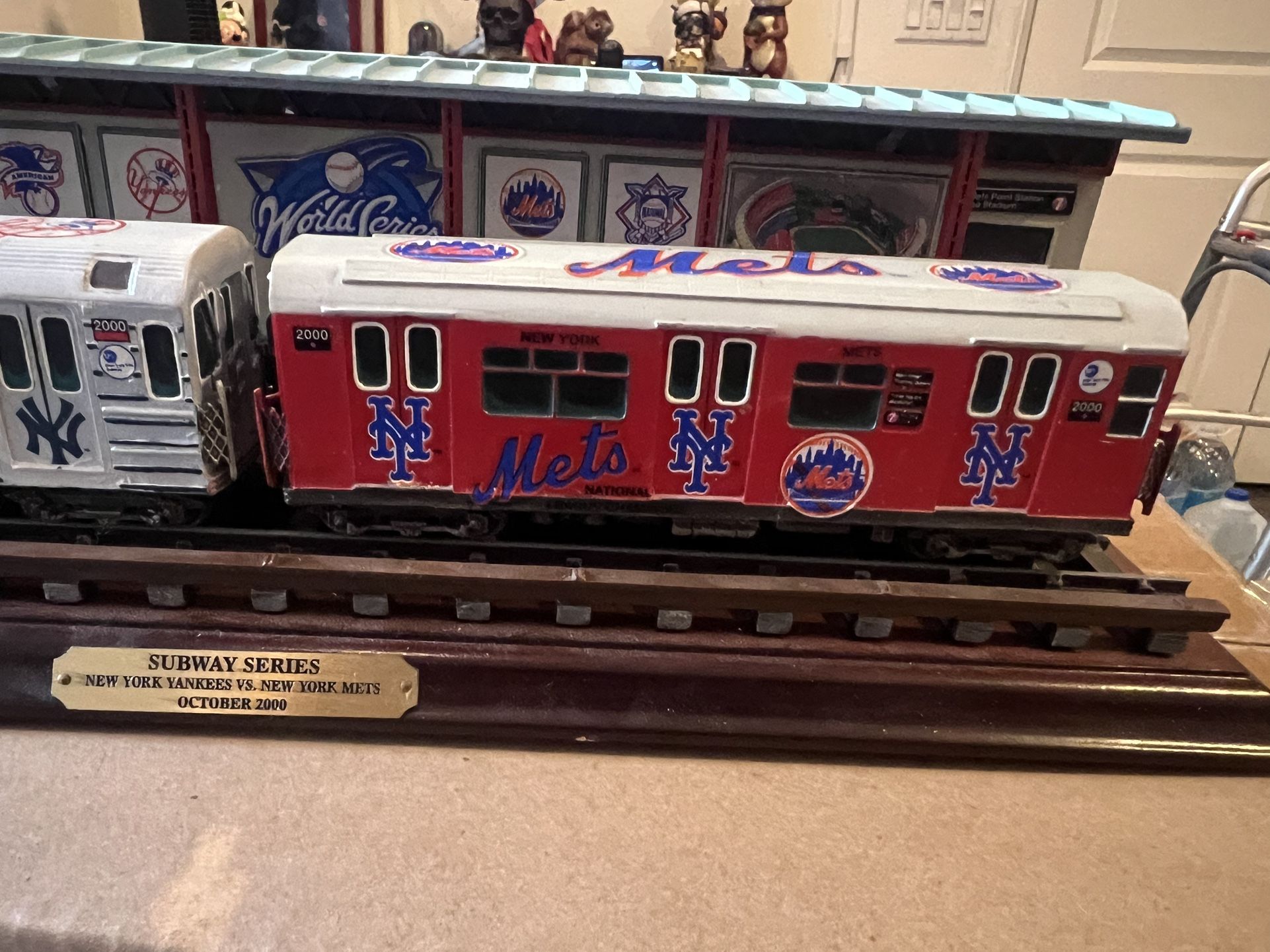 Danbury Mint SUBWAY SERIES COMMEMORATIVE 2000 World Series Yankees Mets ...