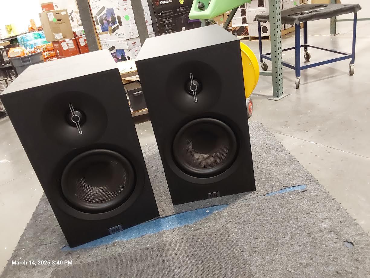 Elac DB63-BK Black Debut Series 3.0 High Performance Bookshelf Speakers ...