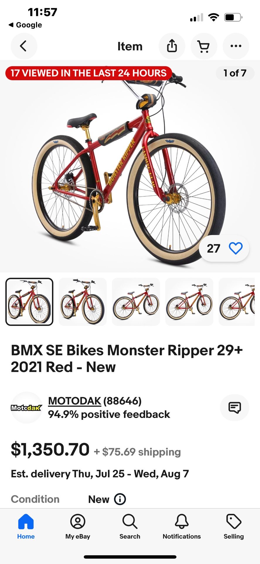 BMX SE Monster Ripper 29 Bike for Sale in Naples, FL - OfferUp