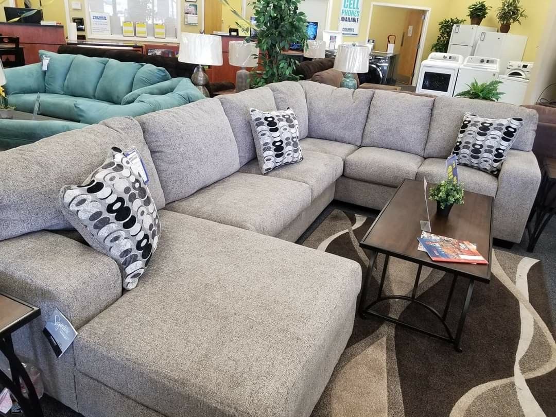Ballinasloe Platinum LAF Sectional Sofa couch living room Furniture Furniture