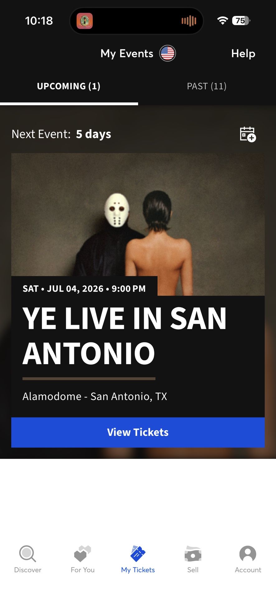 Kanye West Concert Tickets for Sale in San Antonio, TX - OfferUp