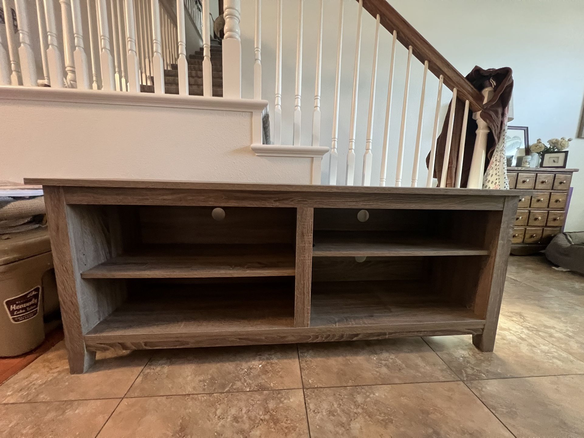 Great Condition Gray-wash TV Console for Sale in Imperial Beach, CA ...