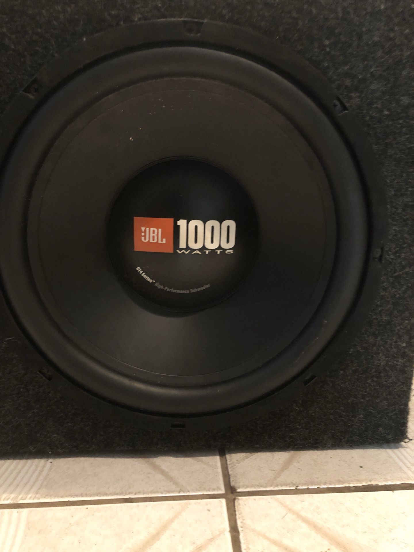 12” JBL Subwoofer + Box; 1000 watt Power for Sale in Miami, FL - OfferUp