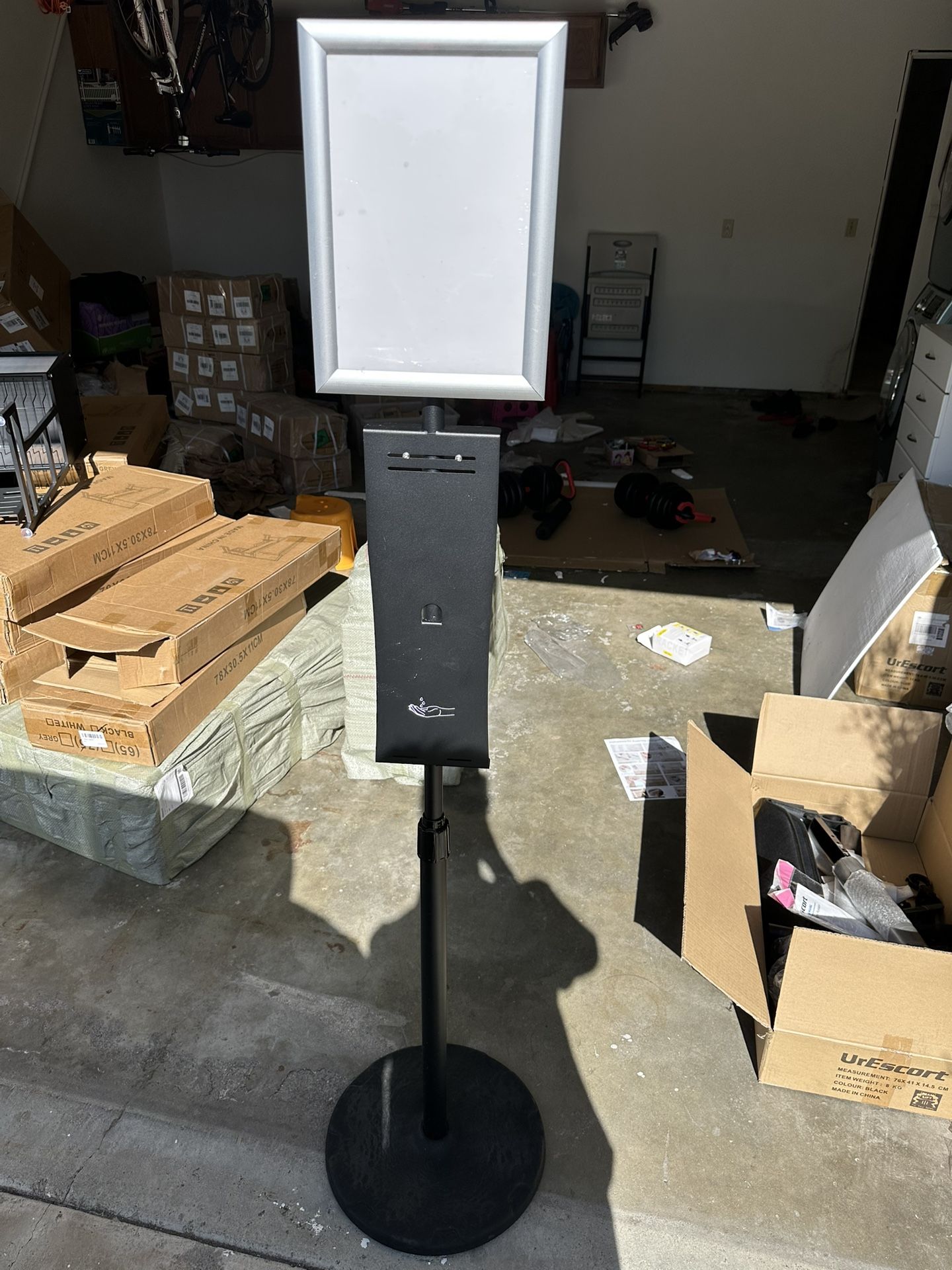 Adjustable Rotating Poster Sign Holder Floor Stand For Display for Sale ...