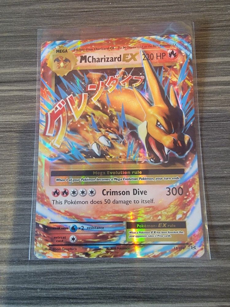 Pokemon Charizard X Card