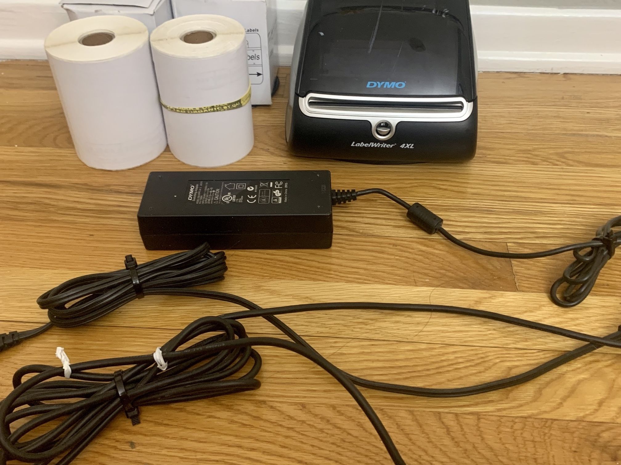 DYMO LabelWriter 4XL Thermal Label Printer [Bonus] 4 Label Rolls ...