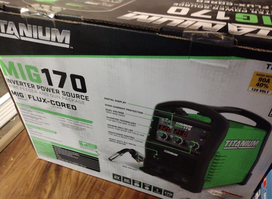 Brand New Titanium Mig 170 Welder for Sale in Tacoma, WA - OfferUp