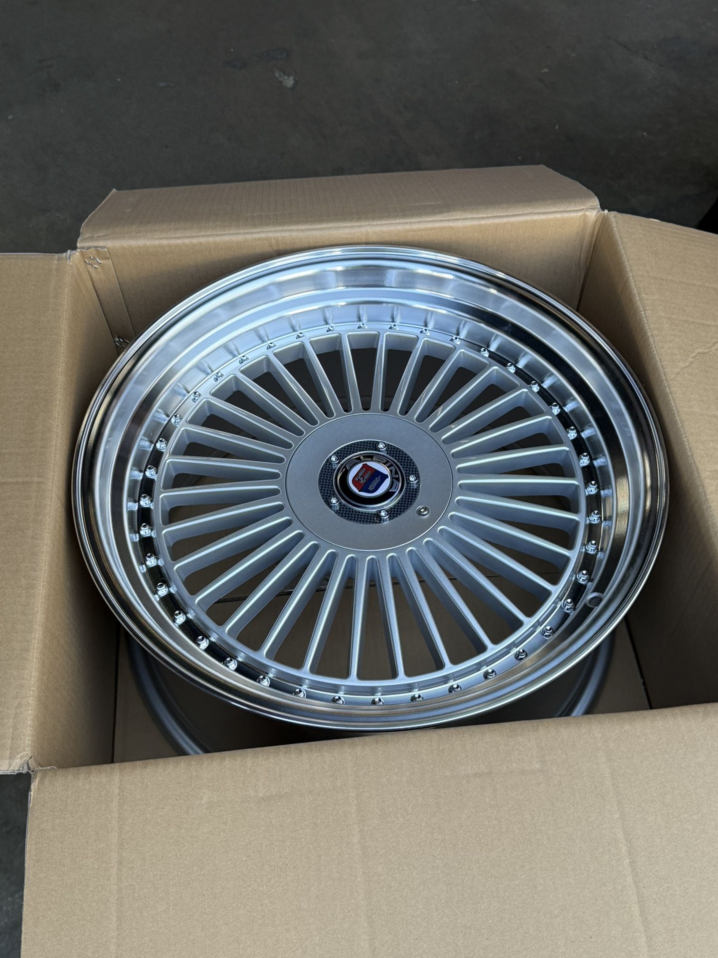 4X New Set 19 x 9.0 Classic Alpina Style Wheels Rims 5x114.3 5x120 ET ...