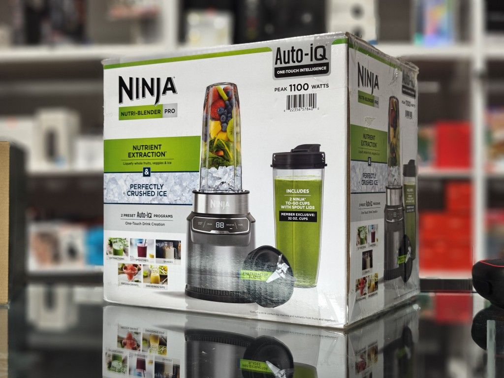 Ninja Nutri-Blender Pro with Auto-iQ, Personal Blender, CL401A for Sale ...