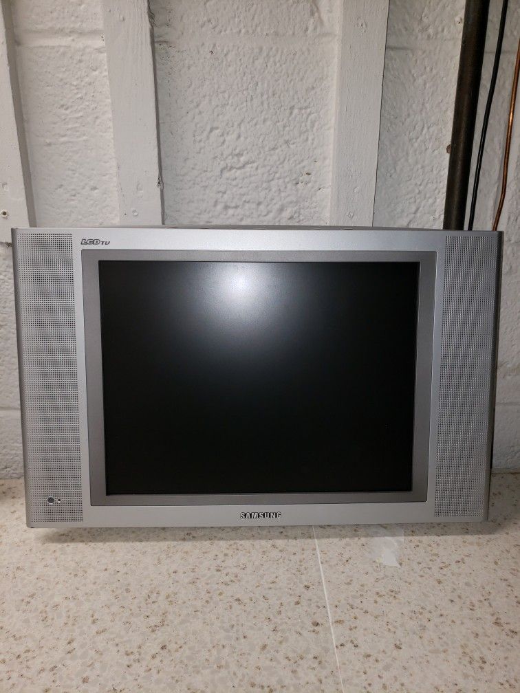 Silver Samsung Lcd Tv