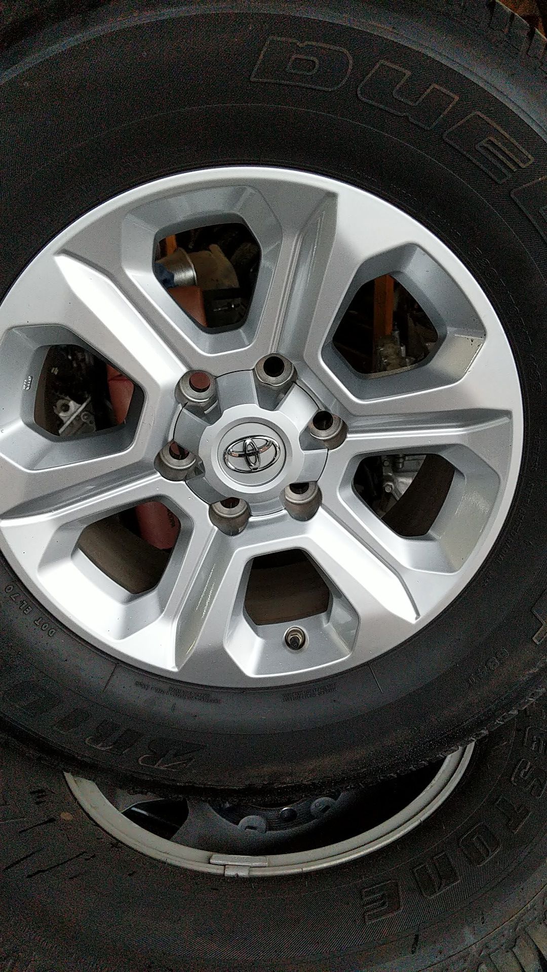 17 inch Toyota Tacoma wheels with great set of tires for Sale in ...
