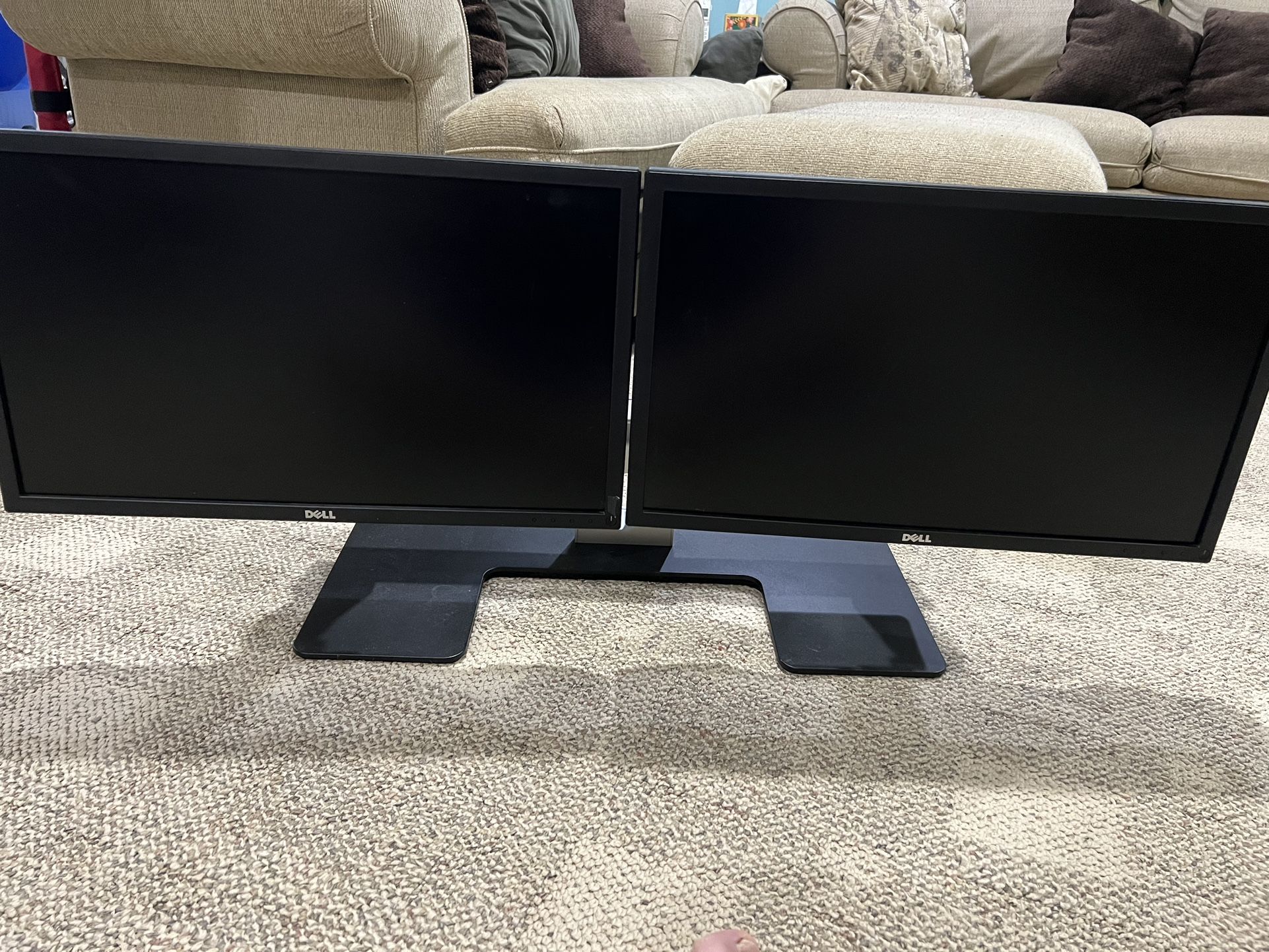Dell Monitors Comes With Power Cords ONLY For Each Monitor. for Sale in ...