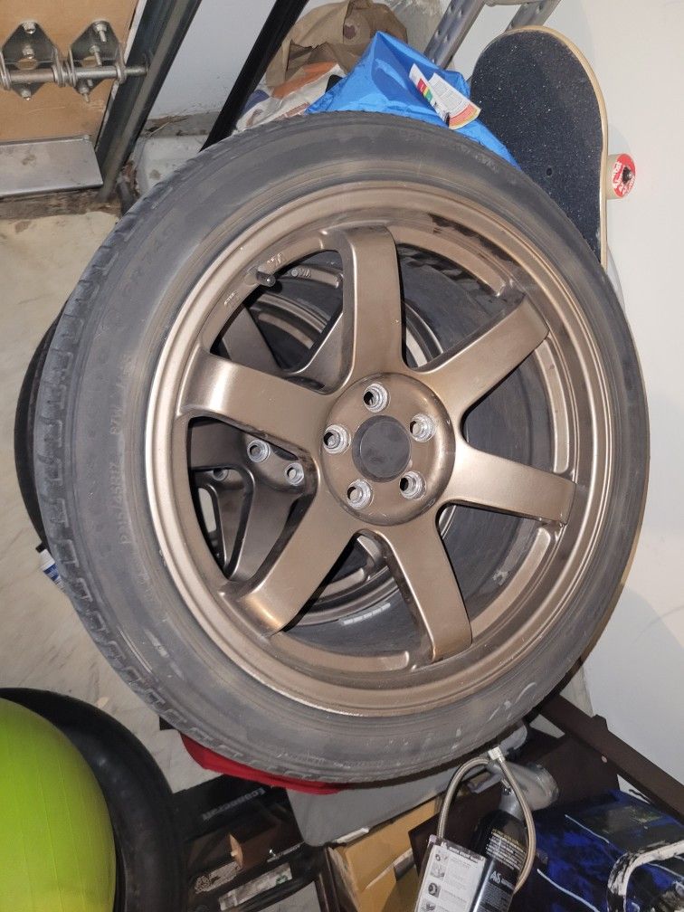 17 Inch Bronze JNC Wheels 5x100 & Used Tires for Sale in Carrollton, TX ...