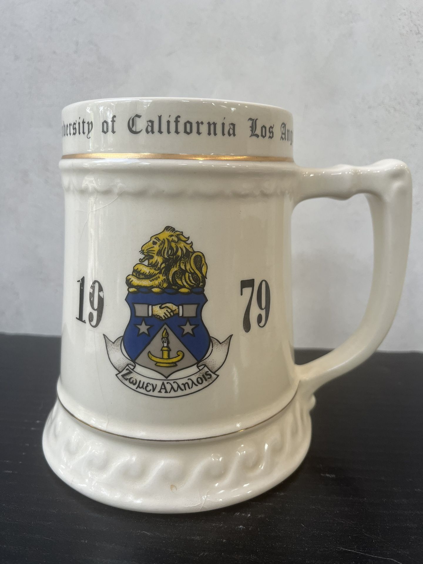 Vintage UCLA University of CA Los Angeles Ceramic Beer Mug Stein -1979 ...