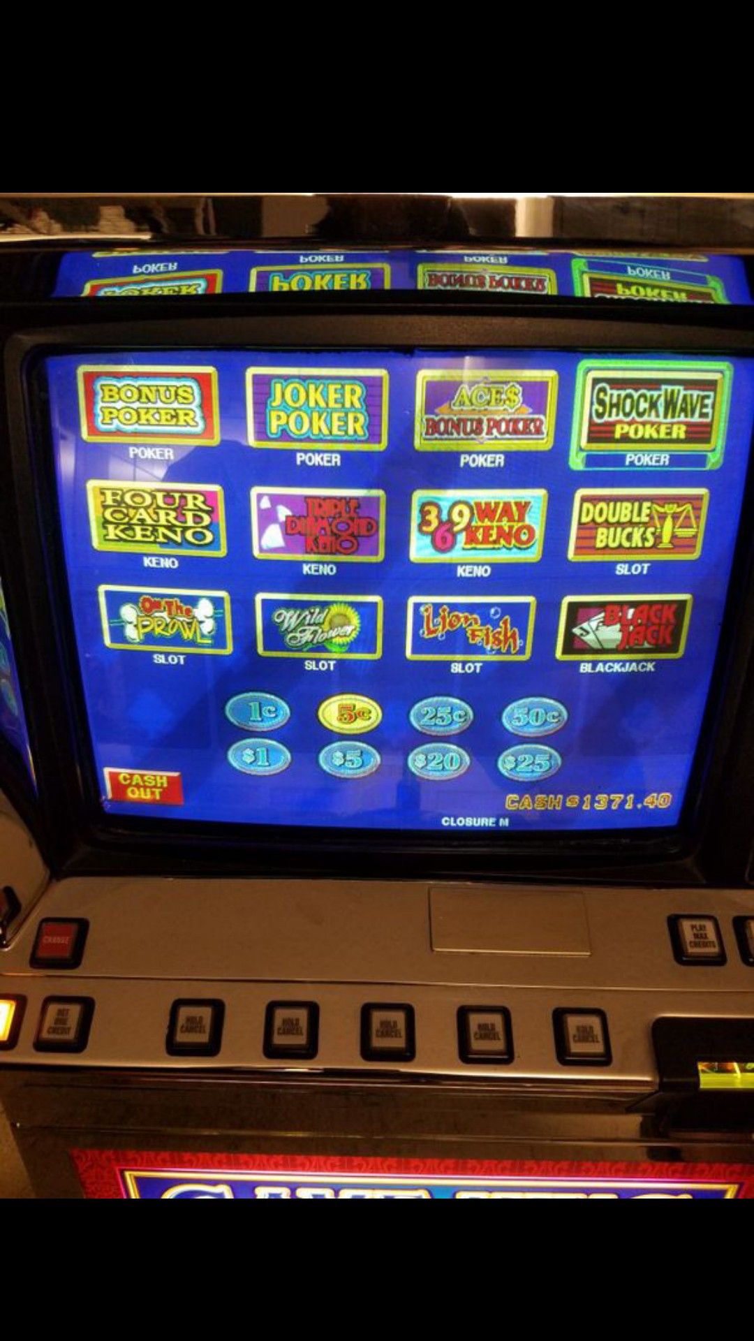 Slot Machine IGT Gameking Game King Multigame Poker Keno BlackJack 17 ...