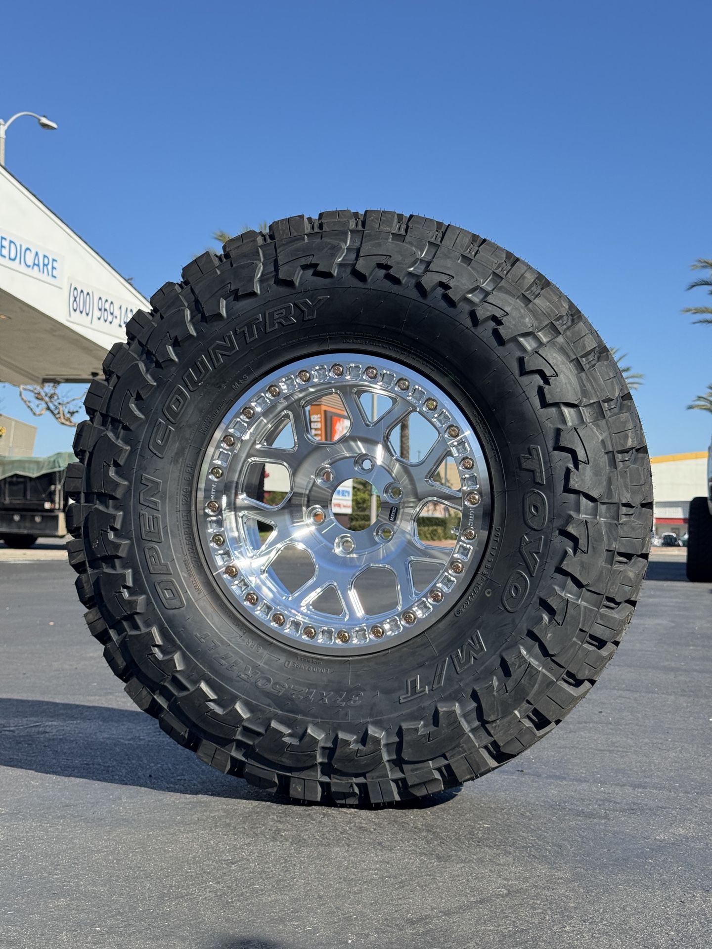 KMC KM444 17” W/ 37” Toyo MT Wheel Package for Sale in Irvine, CA - OfferUp