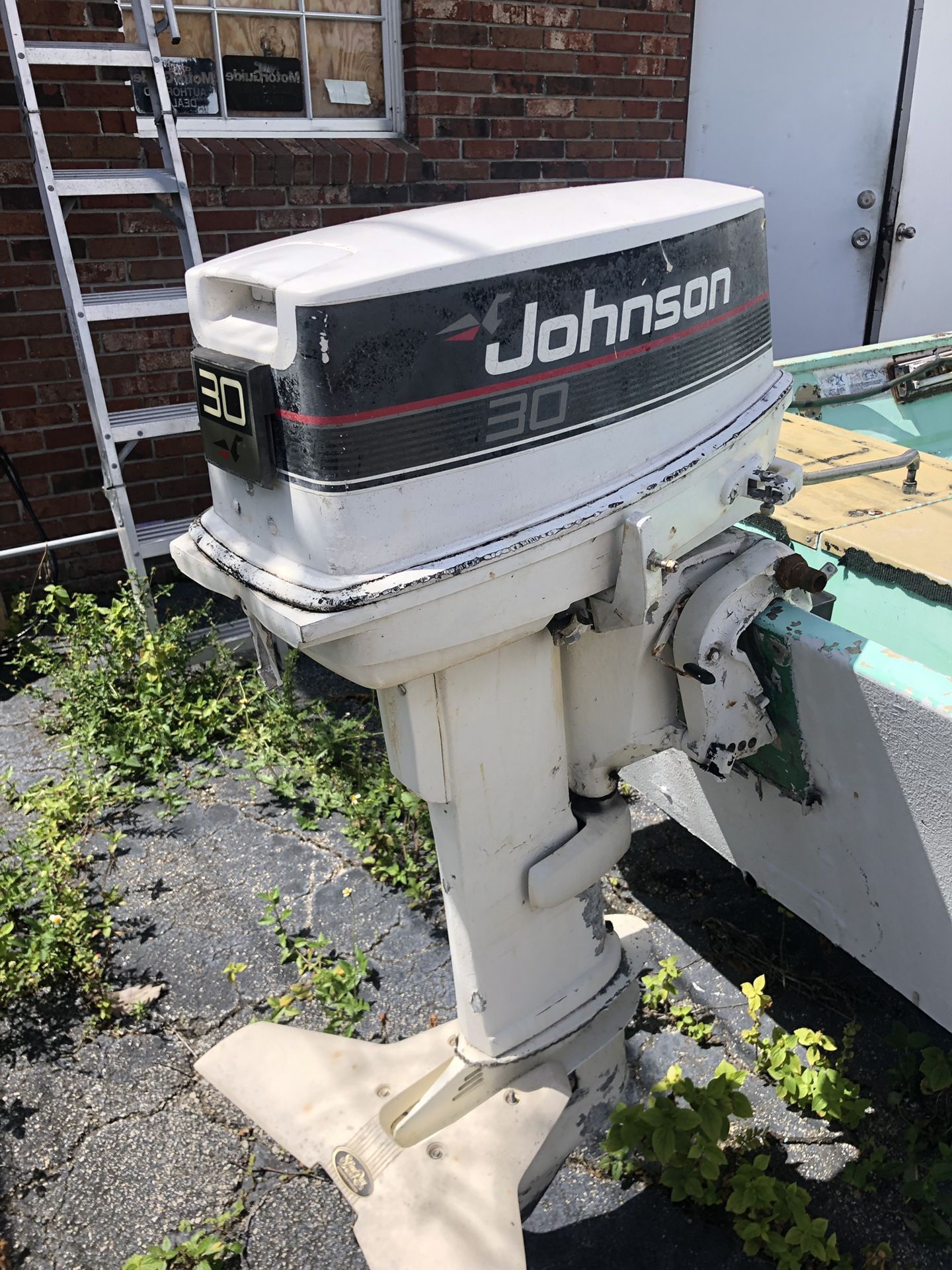 16’ Tracker Aluminum Jon boat with 30 HP Johnson for Sale in Fort ...