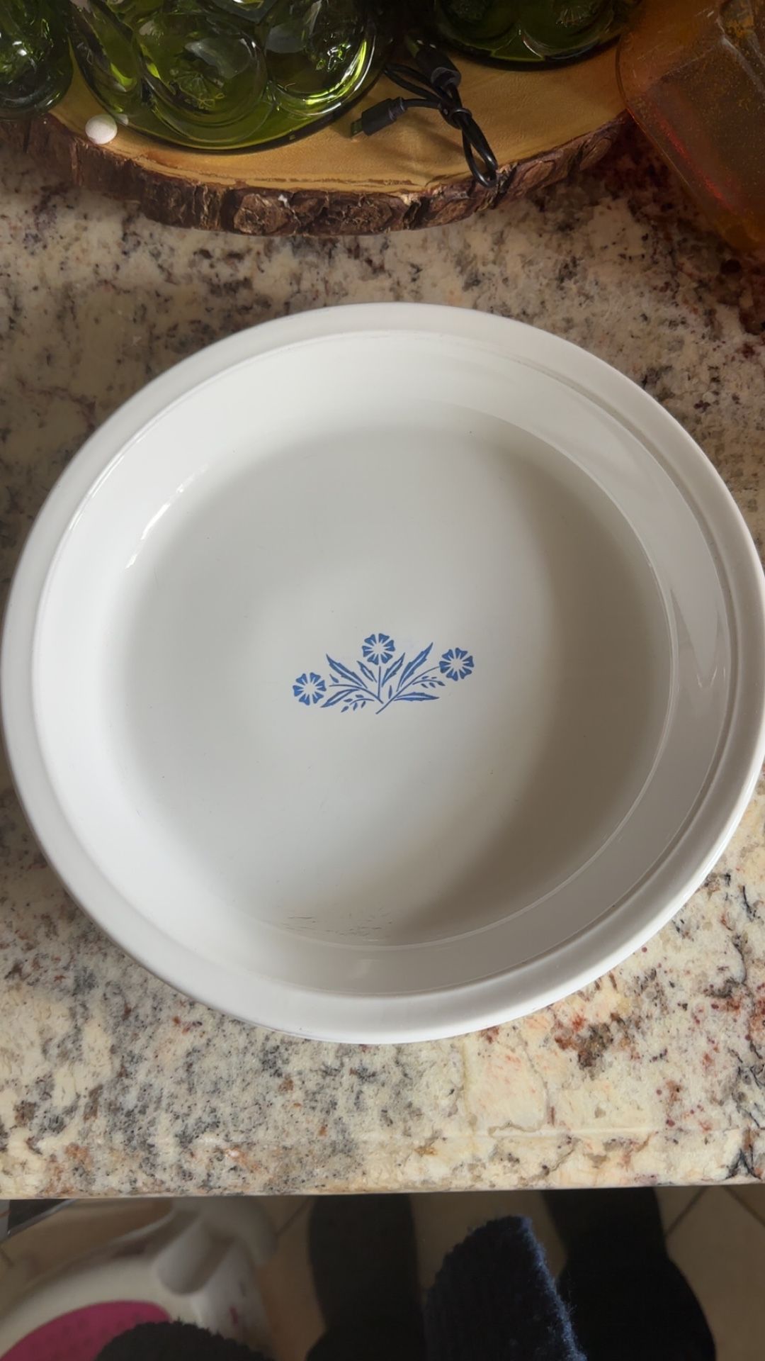 Corelle Blue Cornflower Pie Dish for Sale in Grand Terrace, CA - OfferUp