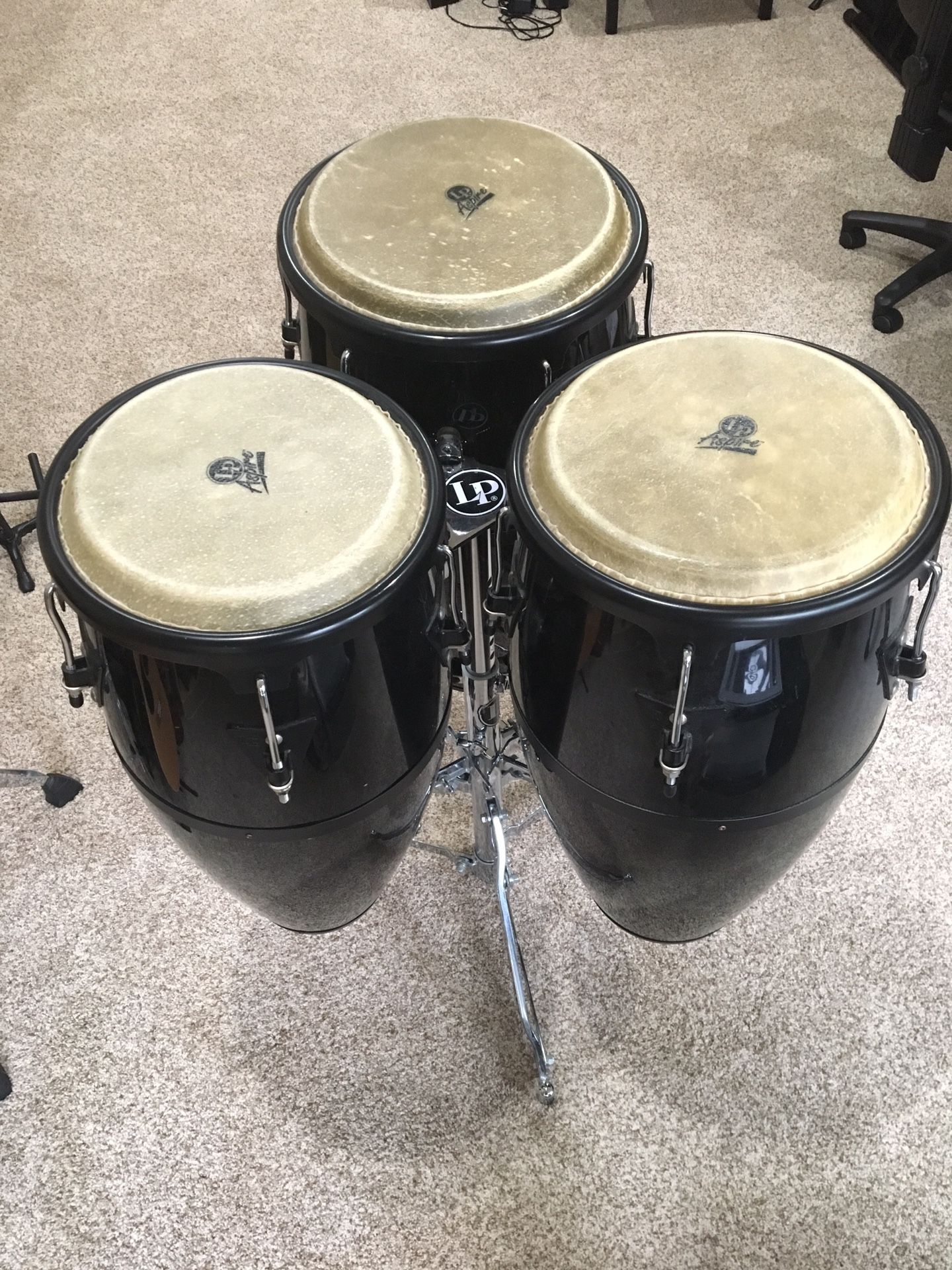 LP Aspire 3 Conga Set - Black (LP Stand Included) for Sale in Helotes ...