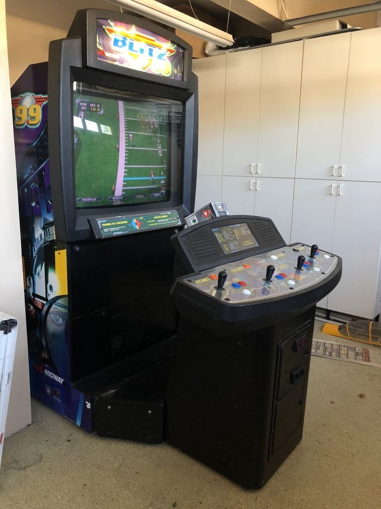 Nfl blitz 99 arcade showcase cabinet for Sale in Chino Hills, CA - OfferUp