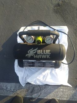Blue Hawk Electric Air Compressor - Portable Compressor - 2-Gallon 125 ...